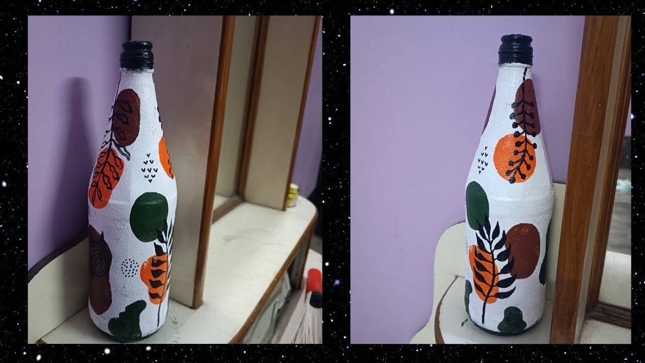 Unique and Elegant Bottle Art| DIY| Creative Bottle Craft| Boho Design ...