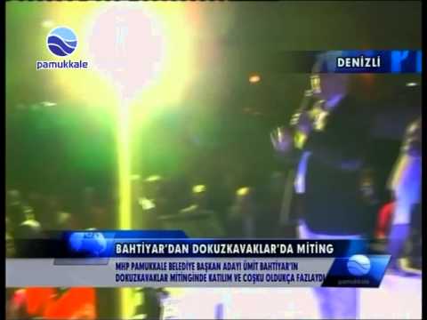 DENİZLİ /MHP PAMUKKALE BEL.BŞK.ADAYI BAHTİYARDAN MİTİNG