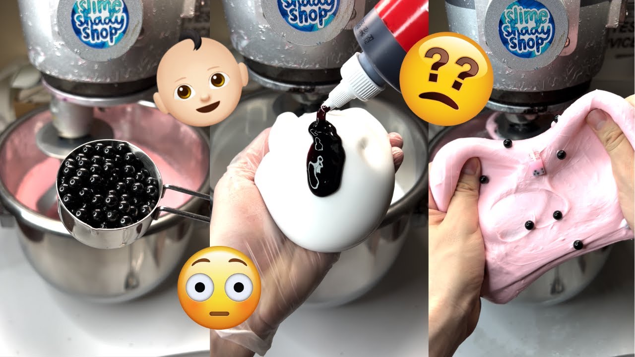 A BABY eating SLIME??!? - YouTube