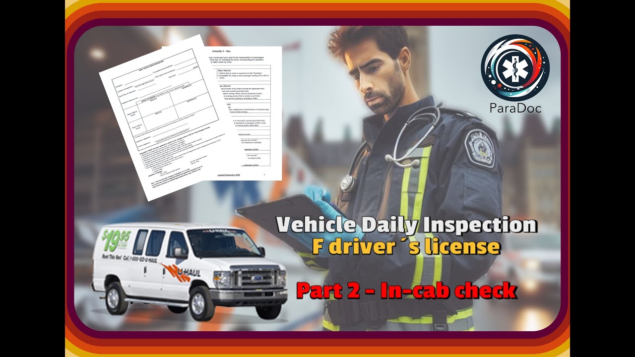 Part 2 - F driver´s license – Daily inspection (in-cab check) - YouTube