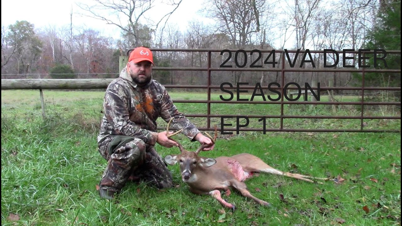 2024 VA DEER SEASON-EP 1-BUCK DOWN WITH A MUZZLELOADER!! KILL ON CAMERA ...