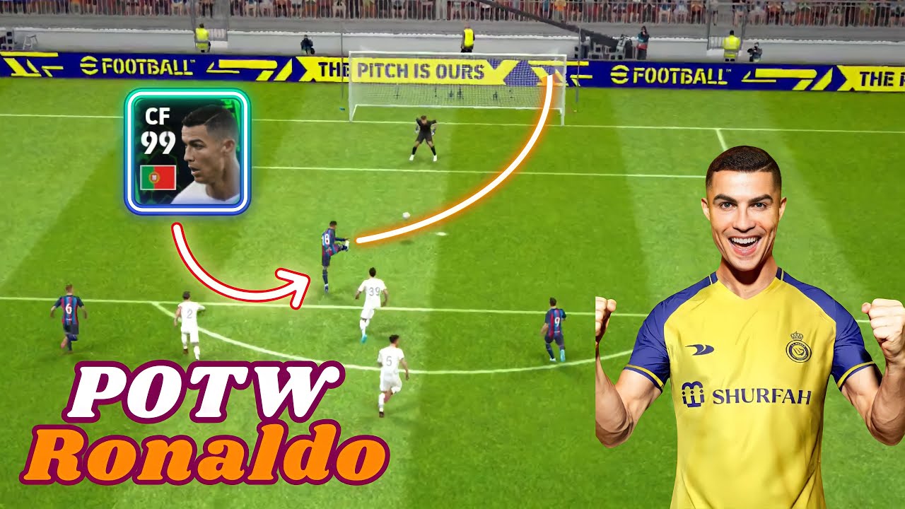 99 Rated POTW Ronaldo Is A Perfect Striker 🔥 - YouTube