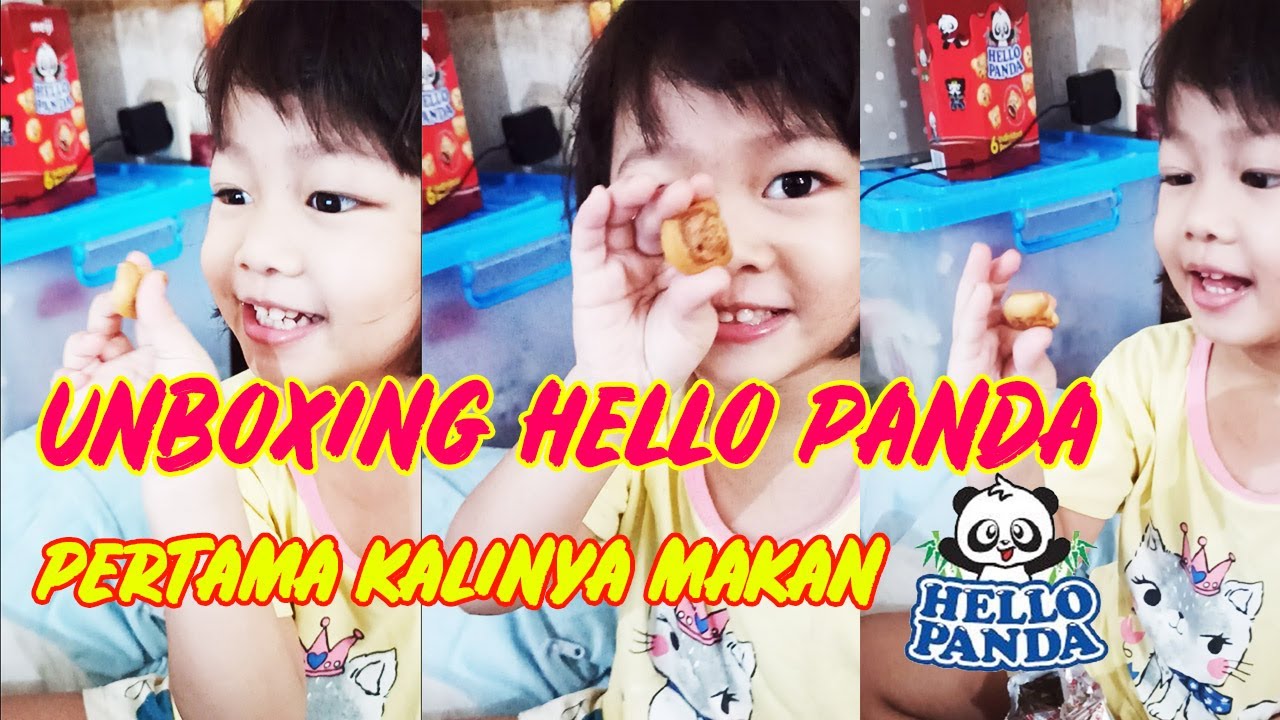 MAKAN HELLO PANDA PERTAMA KALINYA UNBOXING HELLO PANDA - YouTube