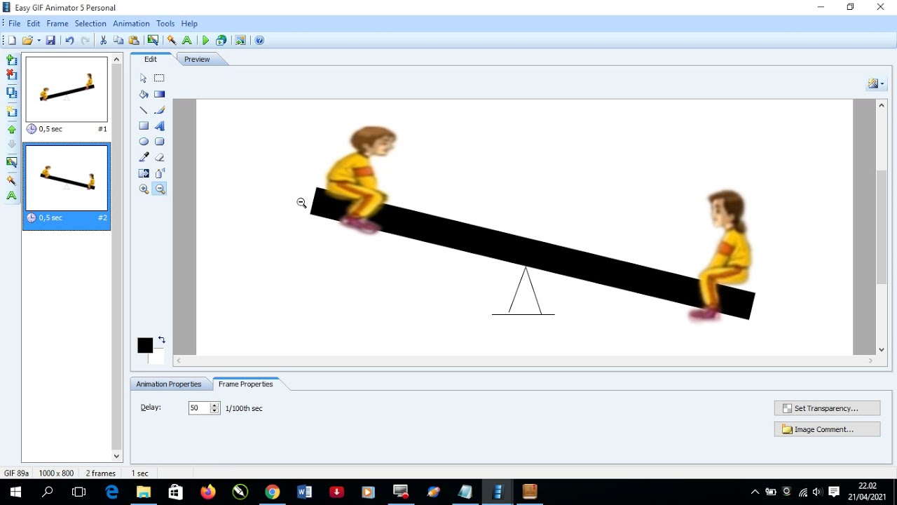 MEMBUAT ANIMASI DI EASY GIF ANIMATOR - YouTube