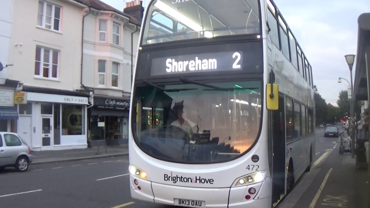 Brighton and Hove bus route 2 departing George Street bus stop, 5th ...