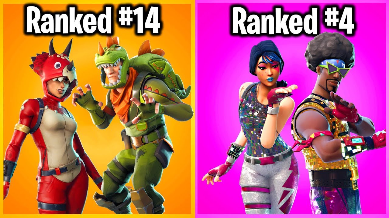 RANKING COUPLE SETS IN FORTNITE FROM WORST TO BEST - YouTube