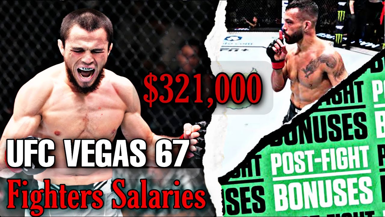 UFC Vegas 67 Fighters Payouts / Salaries & All Bonus Winners - YouTube