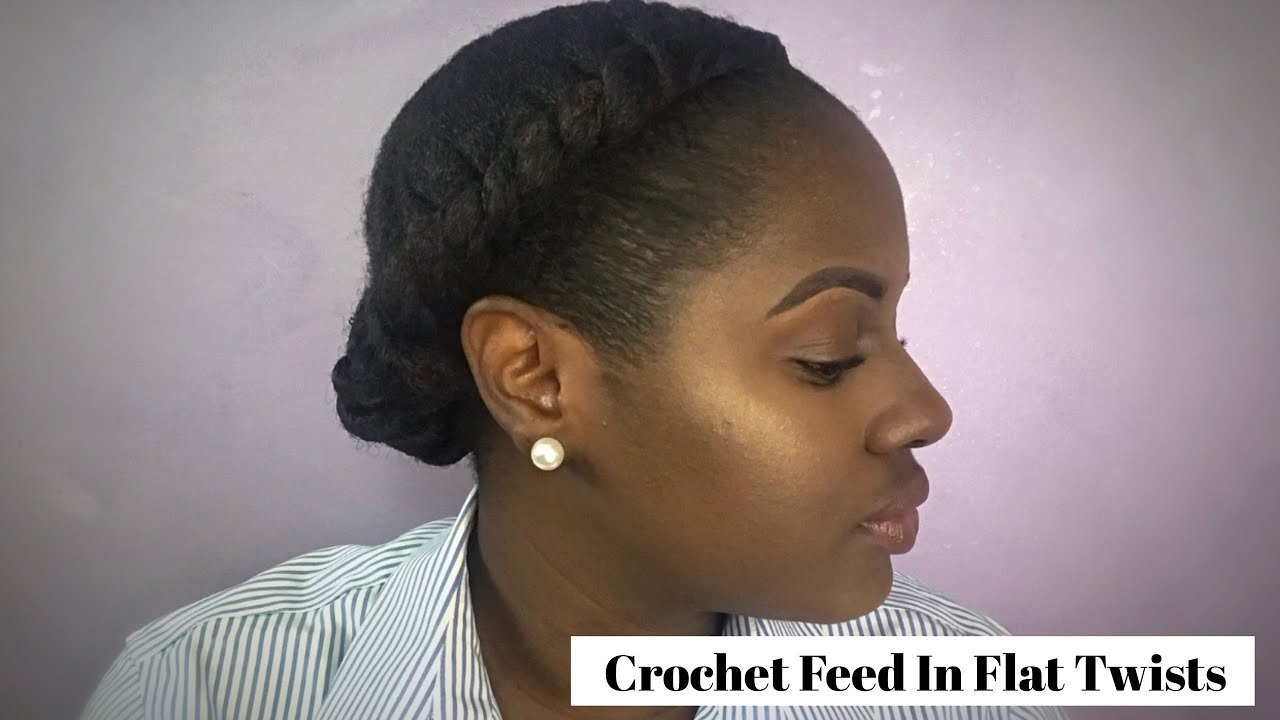 Crochet Feed In Flat Twists | Beginner Friendly - YouTube