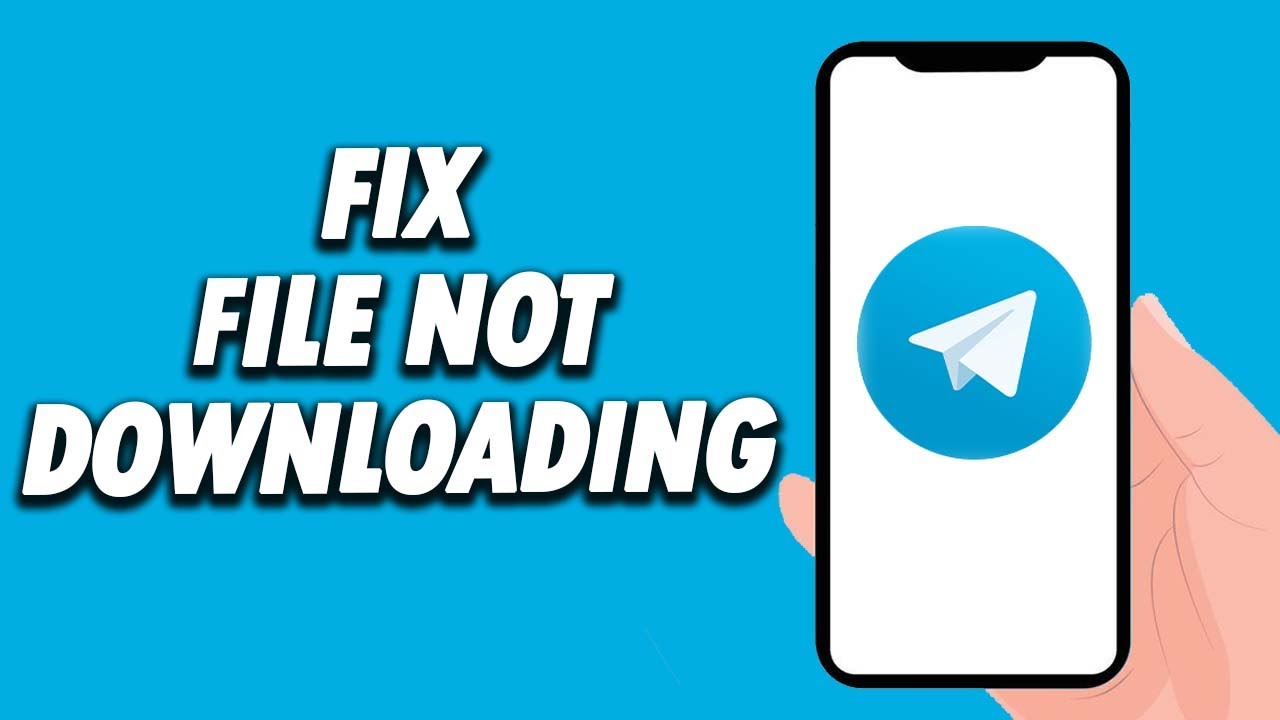 How To Fix Telegram App File Not Downloading - YouTube