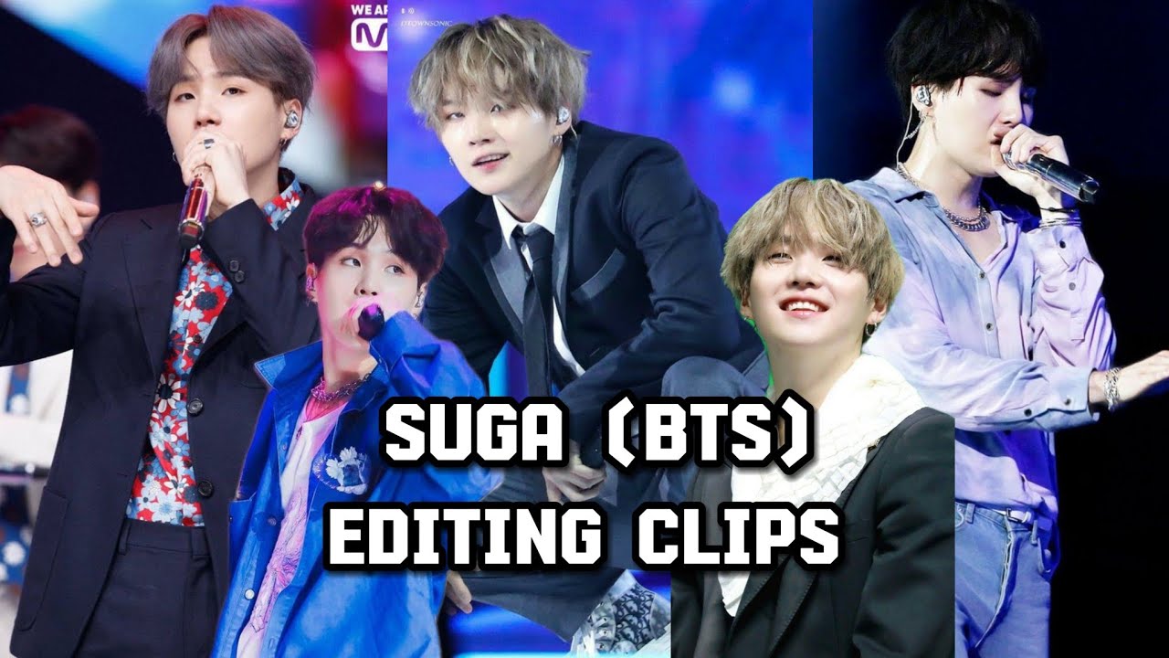 SUGA (BTS) EDITING CLIPS 💜 | Concerts & Live Performances | #bts # ...