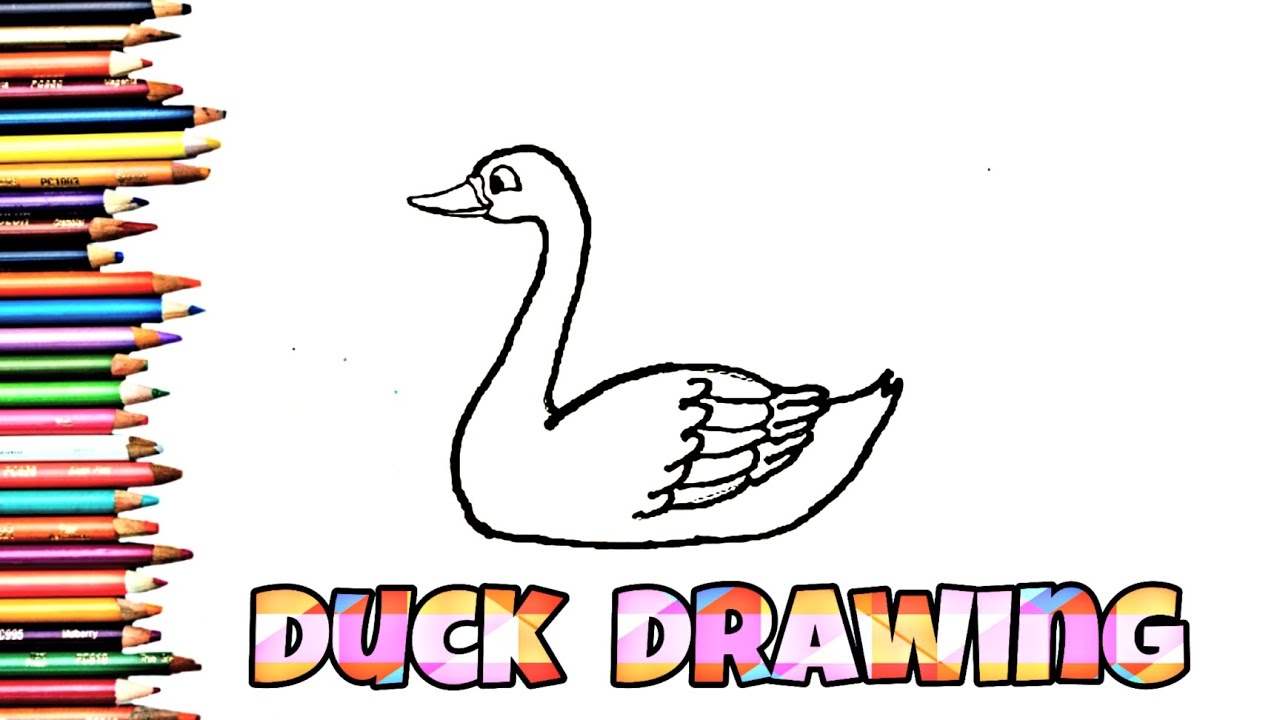How to draw a Duck | Magical Duck Drawing Adventure!🦆🎨 - YouTube