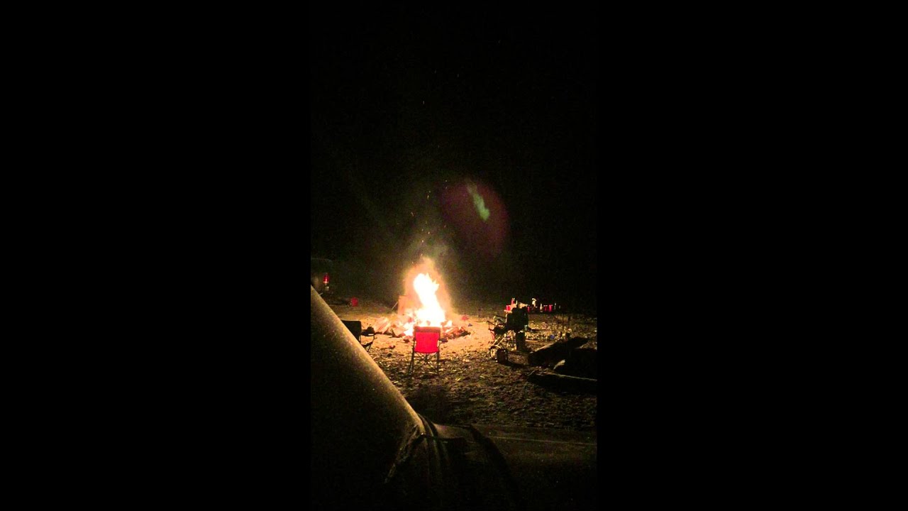 New Years Eve Campfire explosion - YouTube