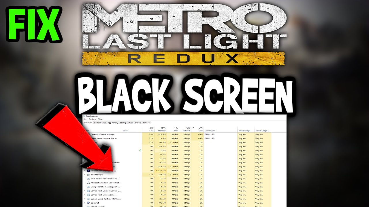 Metro Light Relux – How to Fix Black Screen & Stuck on Loading Screen ...