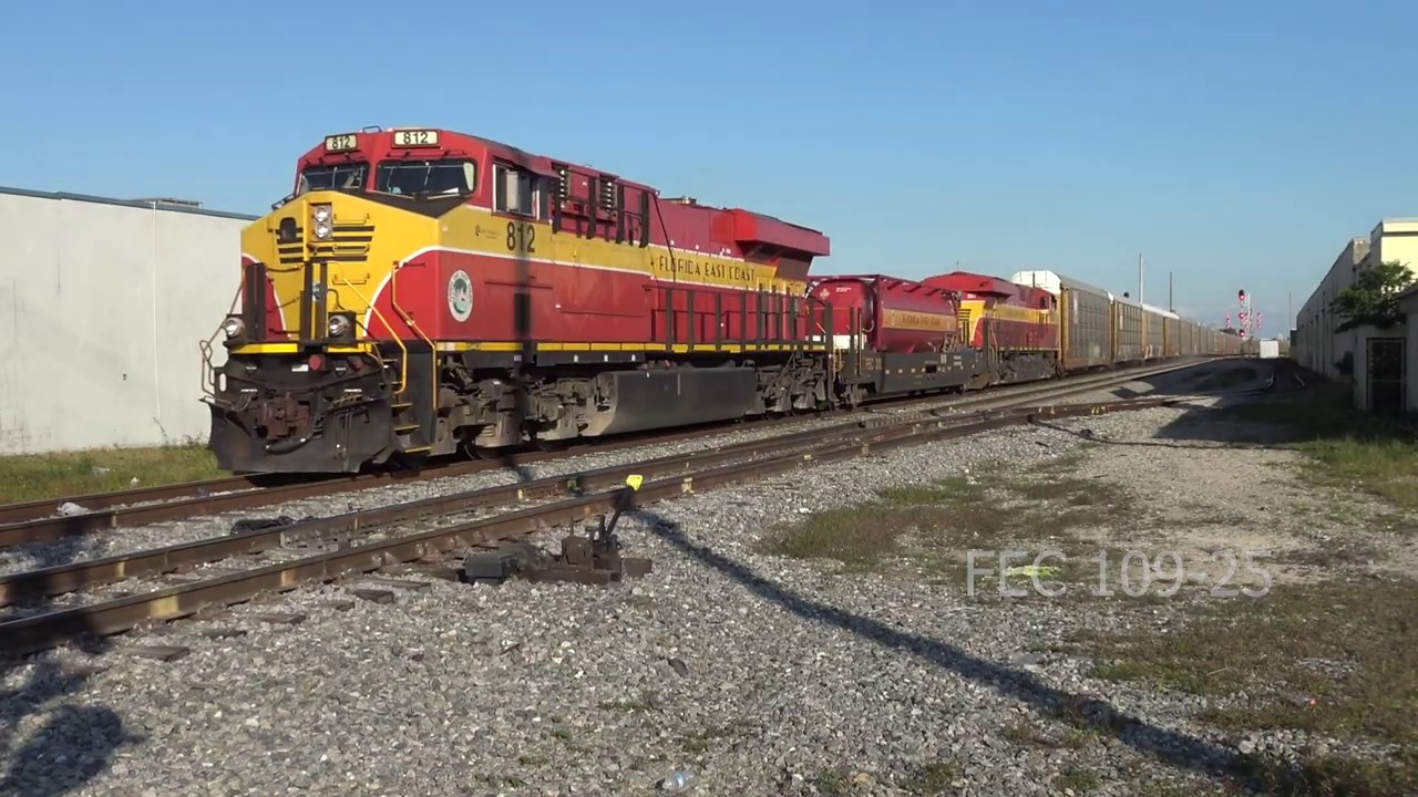 [HD] South Florida Railfanning On The Florida East Coast Railway - YouTube