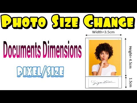Change Photo Size/Dimensions - YouTube