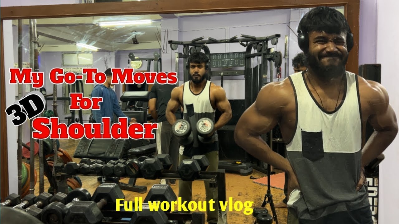 Ultimate 3D Shoulder Pump Workout Vlog || Training series - YouTube