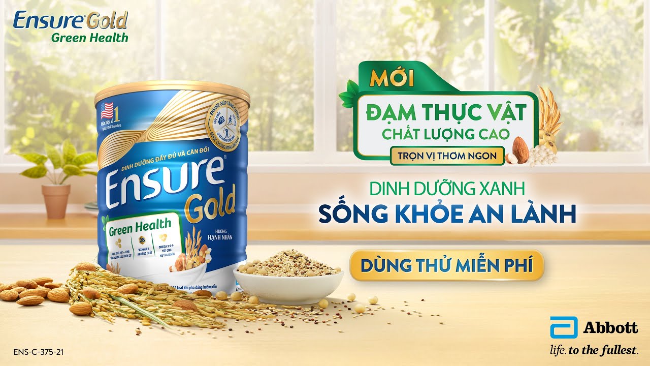 ENSURE GOLD | Mới! Ensure Gold Green Health - Dinh dưỡng xanh, sống ...