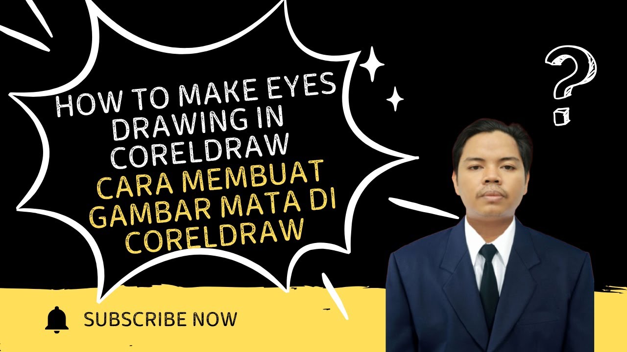 How to Make Eyes Drawing in CorelDraw || Cara Membuat Gambar Mata Di CorelDraw - YouTube