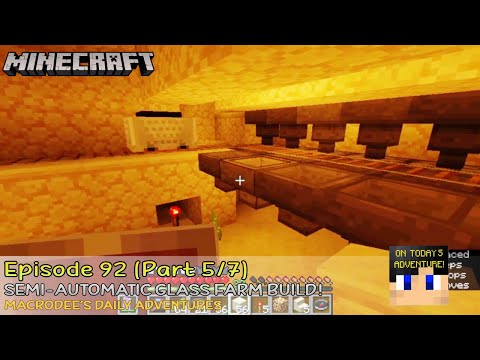 Episode 92.5 - Glass Farm - Minecraft - YouTube