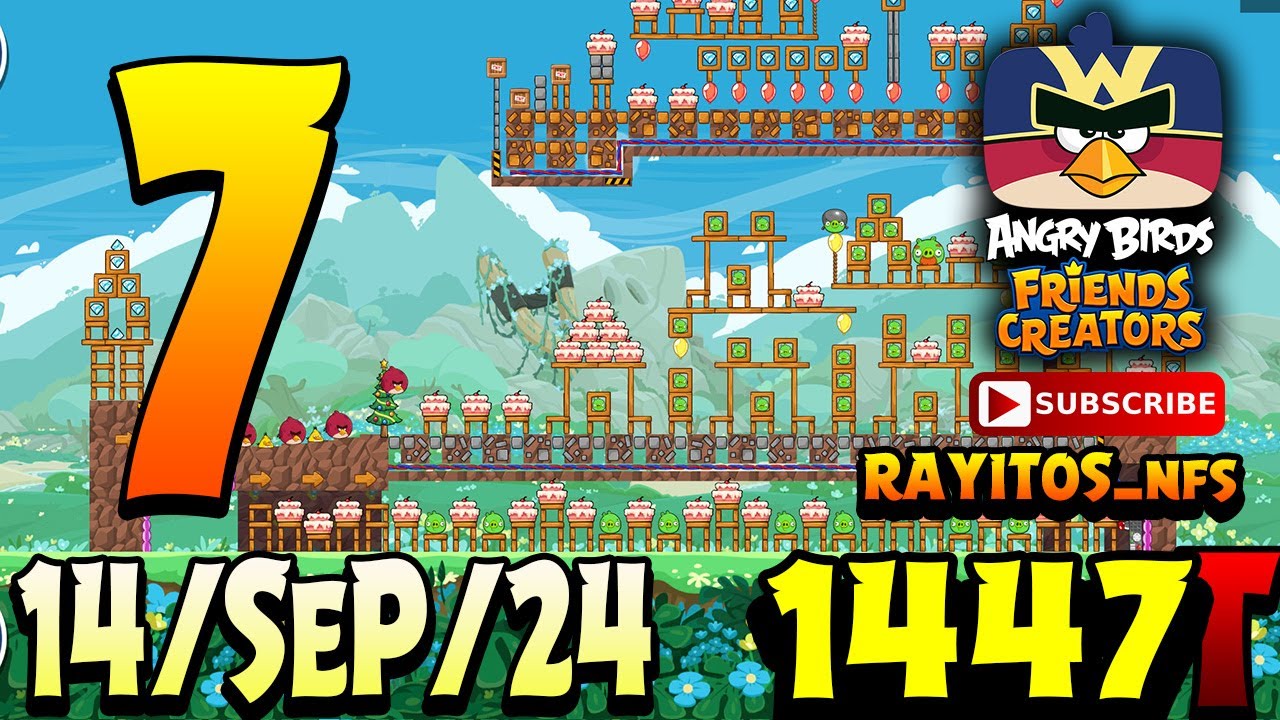 Angry Birds Friends Level 7 Tournament 1447 Highscore POWER-UP ...