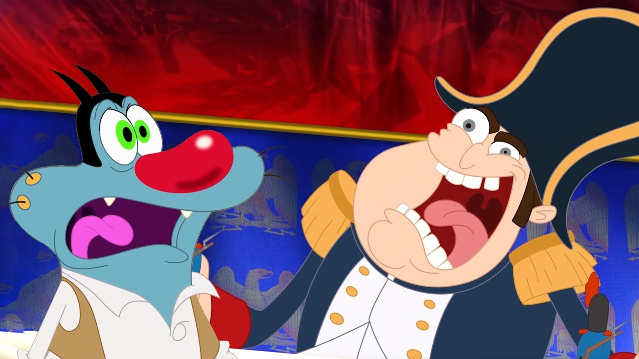 Oggy and the French emperor | Oggy and the Cockroaches (S05E48) CARTOON ...
