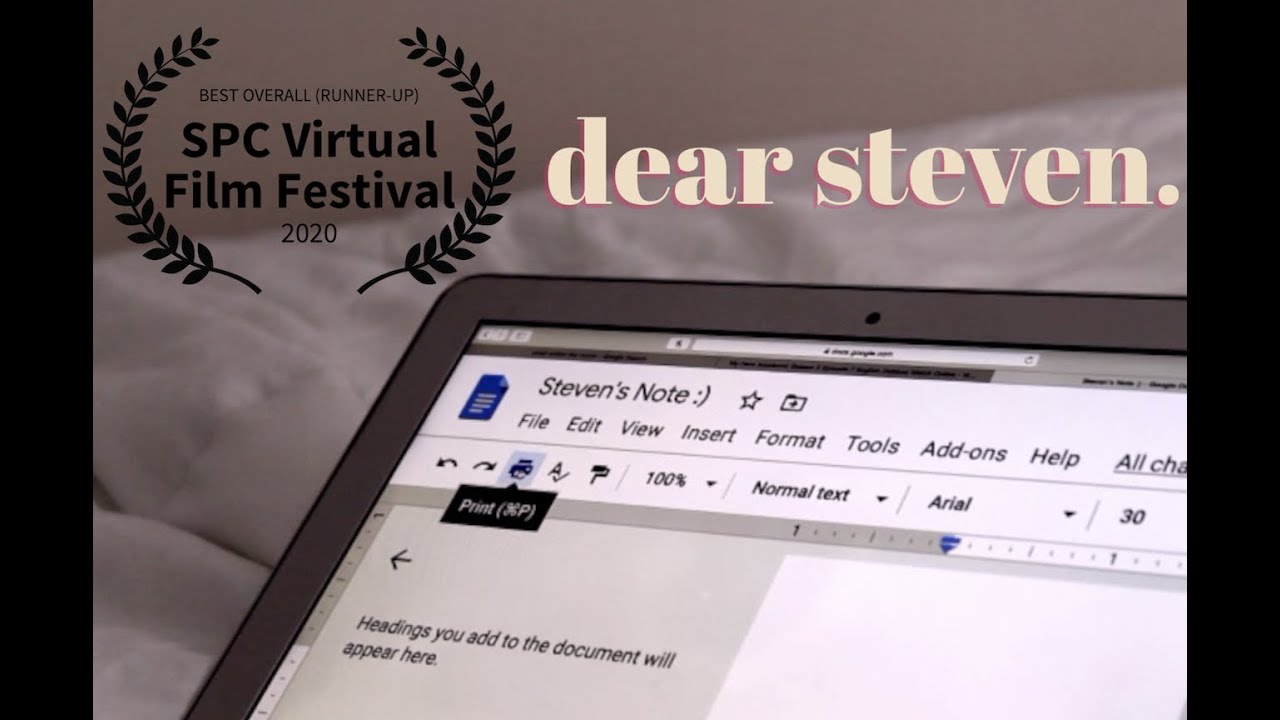 DEAR STEVEN - Official Short Film by Kobe Cowell - YouTube
