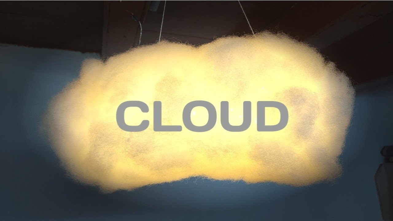 DIY Cloud Lamp || How to make a DIY Cloud Lamp || DIY Cloud Lantern ...
