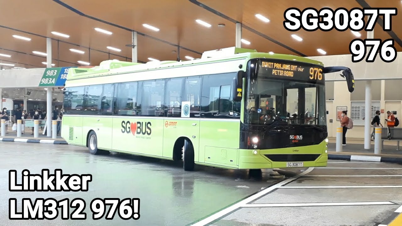 [SG3087T | Linkker LM312] SMRT Buses Trunk 976 Ride - YouTube