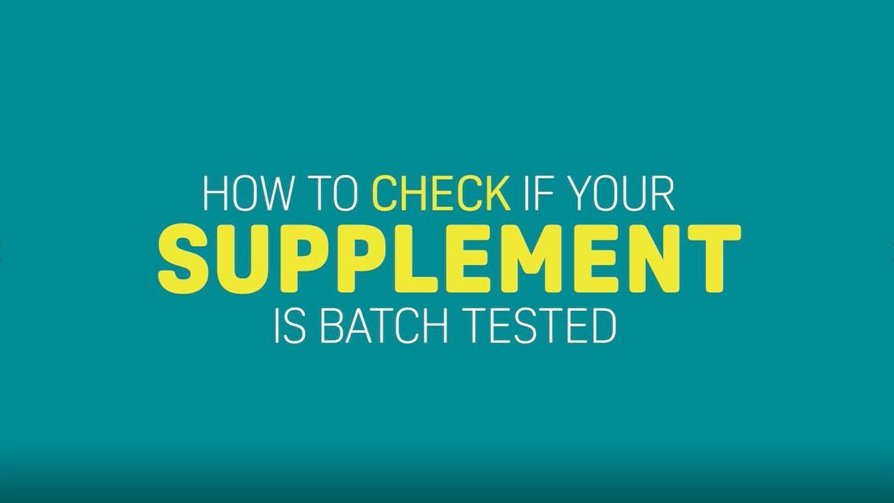 How To Check if your Supplement is Batch Tested - YouTube