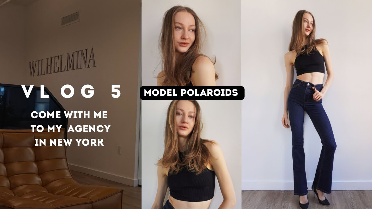 NYC MODELING AGENCY MEETING, the process of MODEL POLAROIDS, going out ...