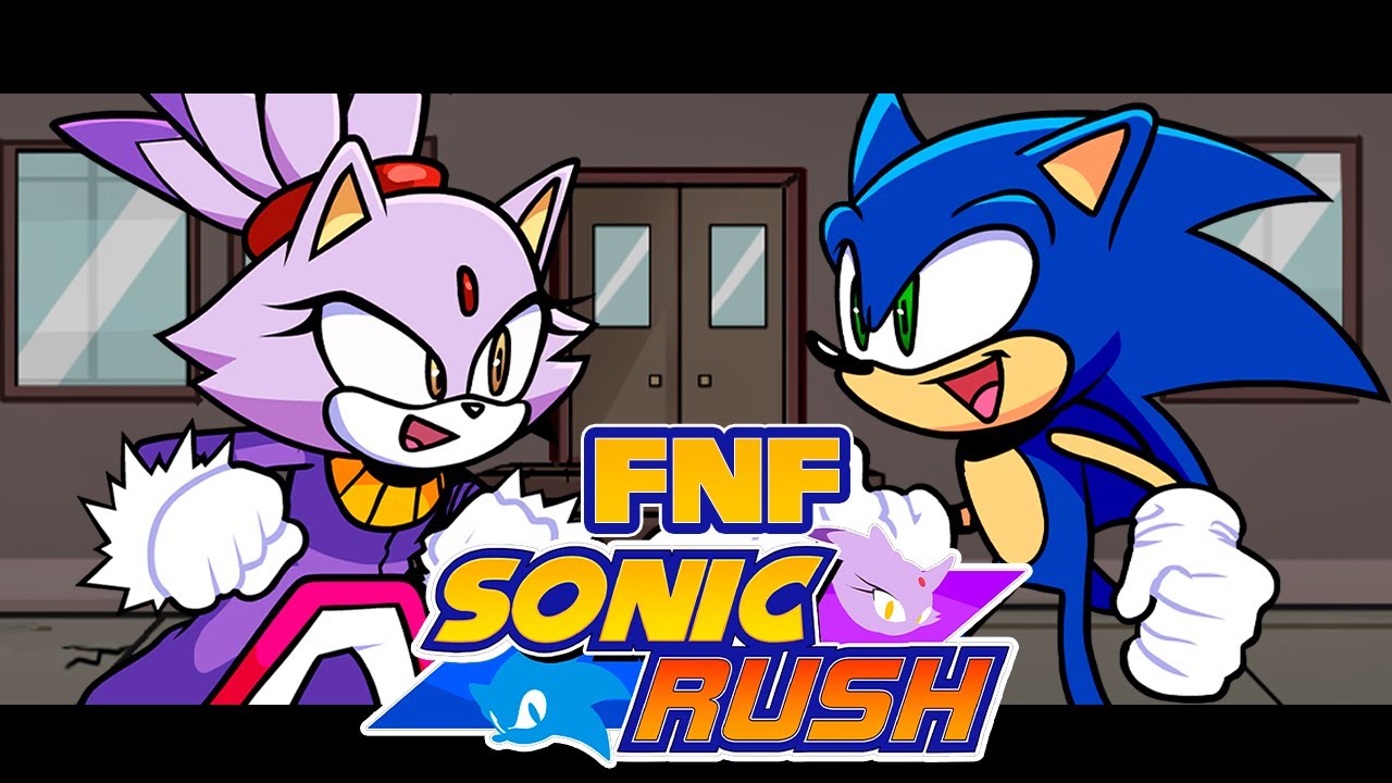FNF RUSH 2.0 FANMADE (SONIC Y BLAZE) - YouTube