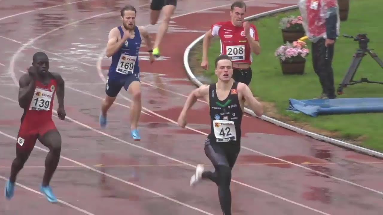 Strong Norwegian Guys at 400m at Norwegian Championships 2018 - YouTube