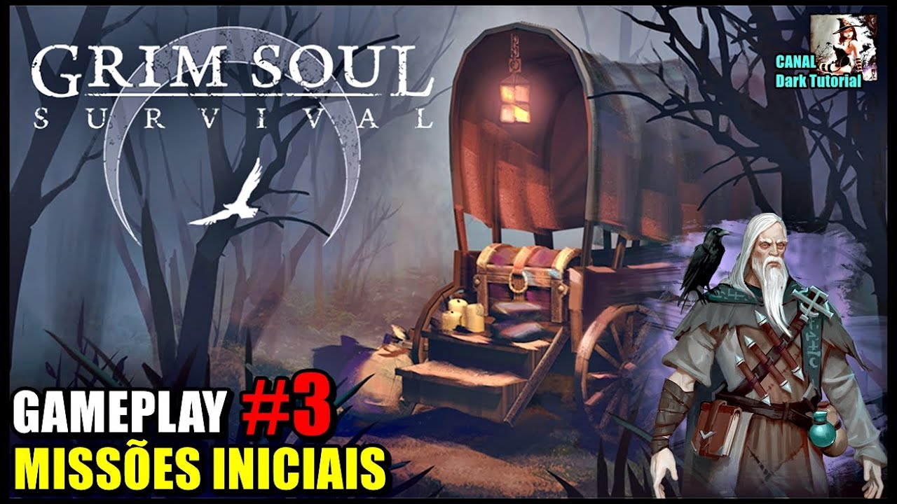 GRIM SOUL Survival GAMEPLAY #3 👁 MISSÕES INICIAIS - YouTube
