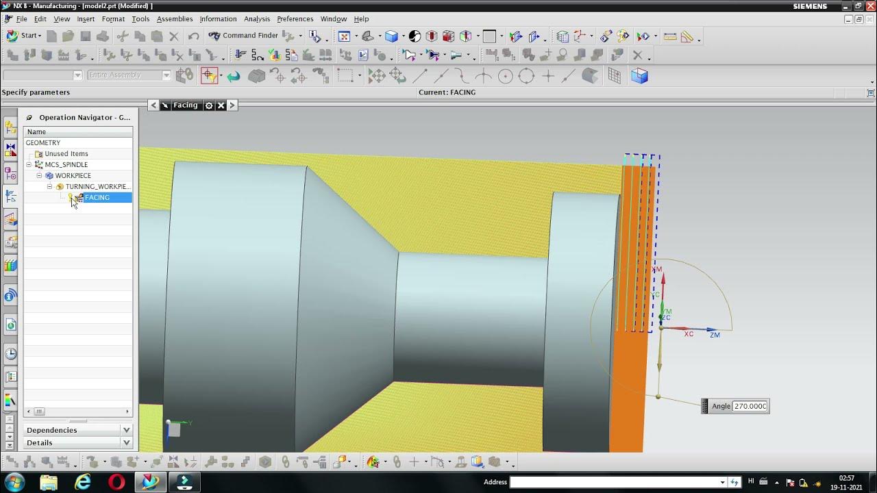NC Programming of Grooving, Face & Taper turning for Lathe CNC Machine ...