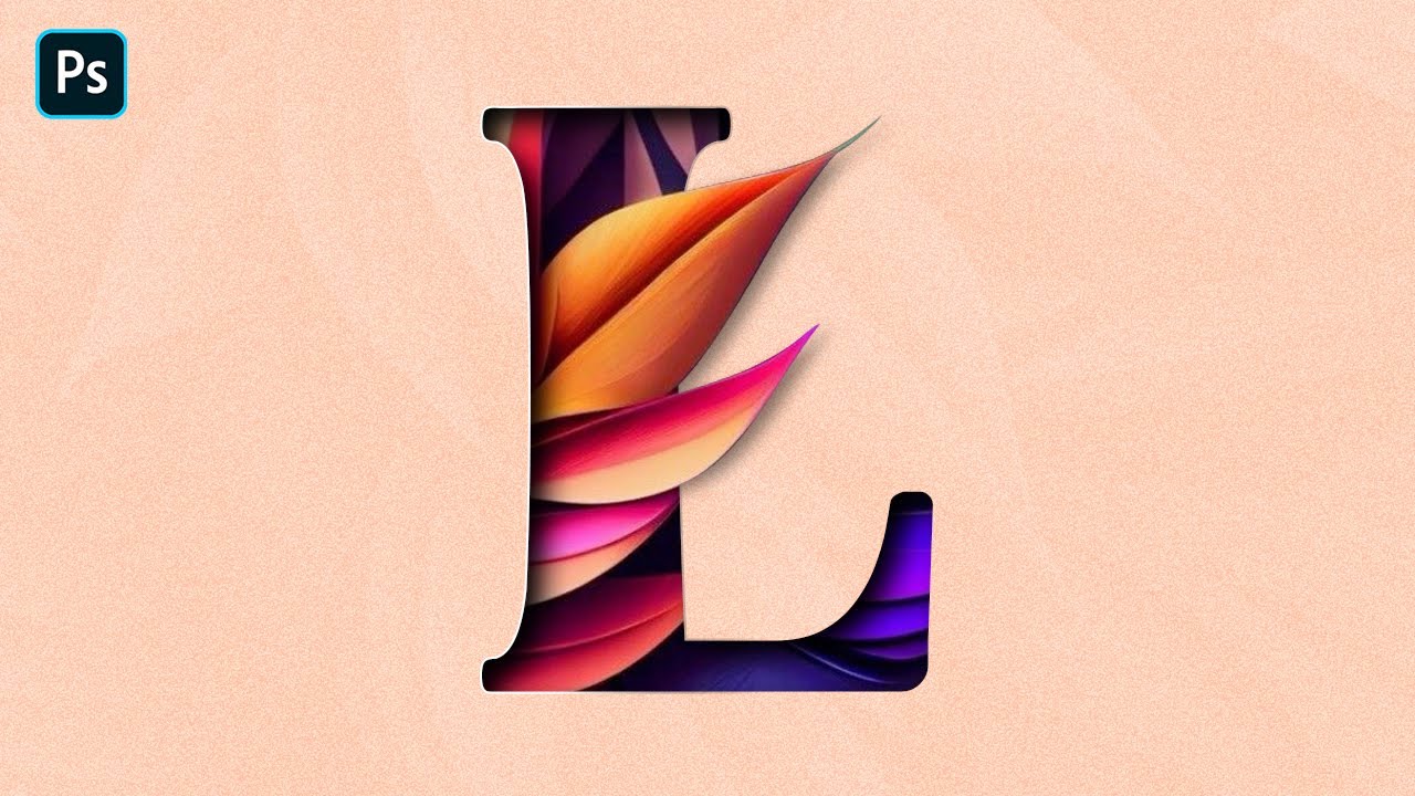 Creative Text pattern design in Photoshop | Photoshop Tutorial - YouTube