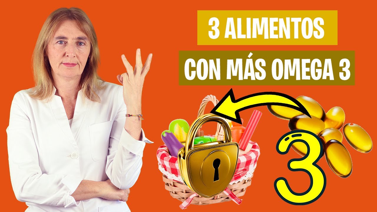 3 ALIMENTOS con MÁS OMEGA 3 para NIÑOS | Estos alimentos aportan omega ...