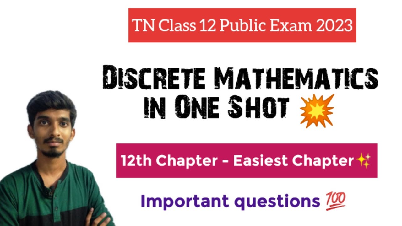 12th standard maths chapter-12 in One shot|Important questions|Public ...