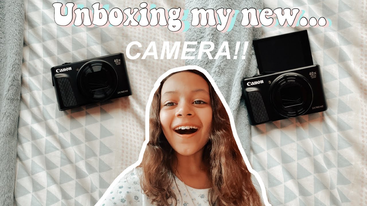 Unboxing my new camera!!|canon PowerShot sx740 hs - YouTube