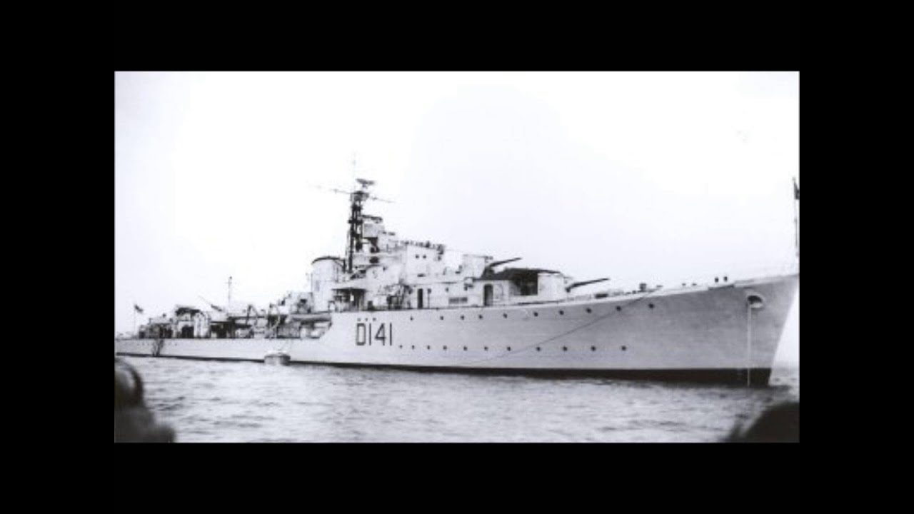 1942 HMS REDOUBT (ranjit) destroyer battleship history facts - YouTube
