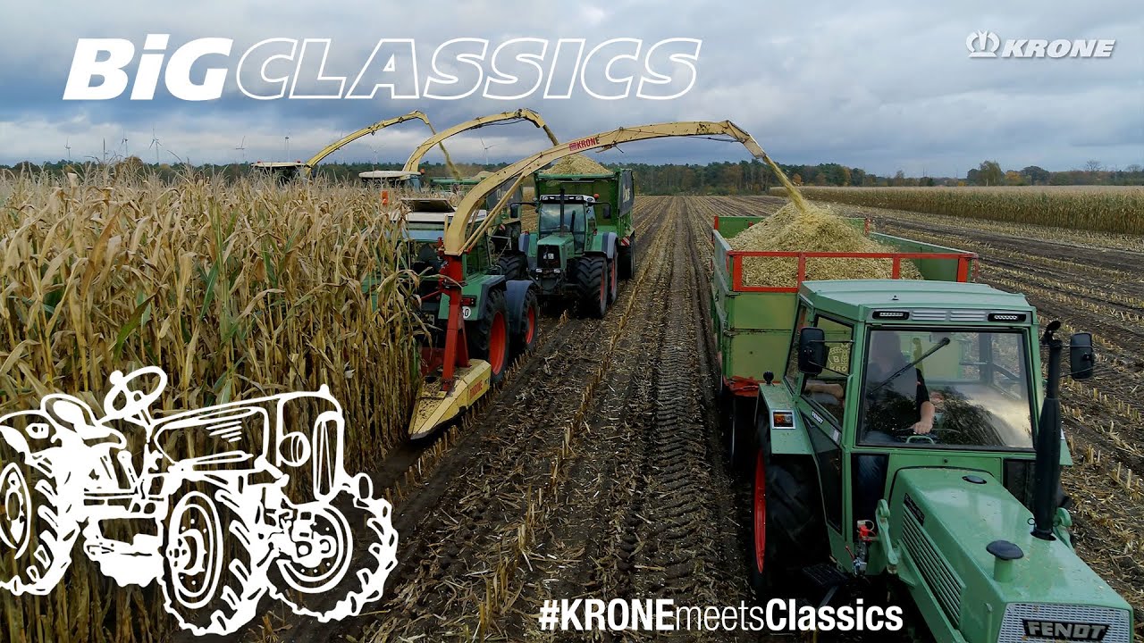 KRONE BiG Classics: Mais häckseln – Von FENDT Farmer 3S mit KRONE MC 8 ...