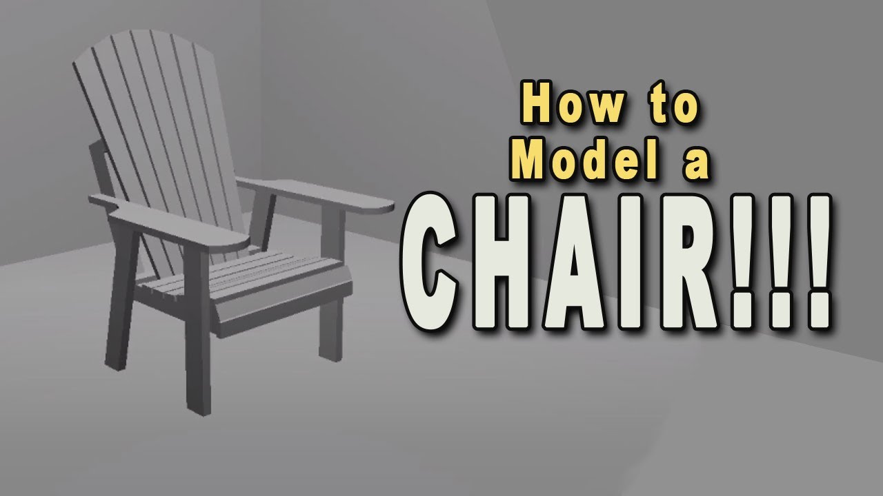 Modeling a chair - Intro to Maya - Beginner 3d model - Day 3 UAC Demo ...