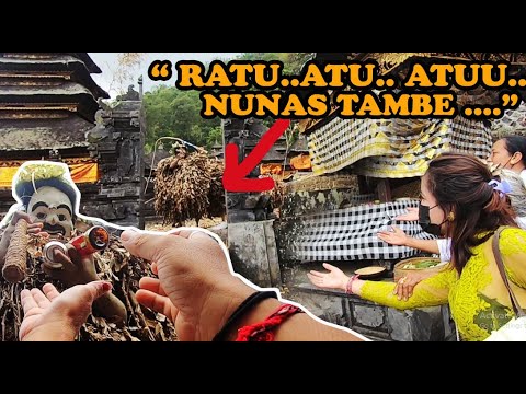 JANGAN MENDEKAT NANTI KENA PECUT !! TRADISI BALI UNIK BARONG BRUTUK ...