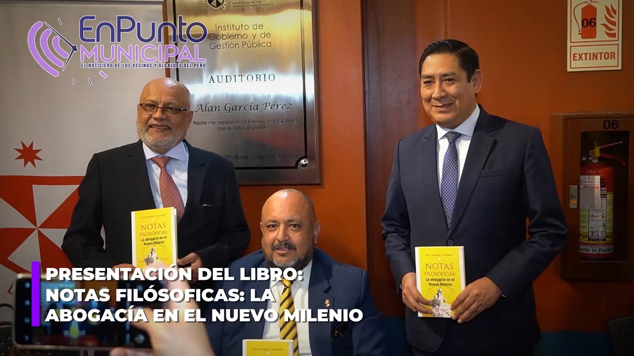 Presentación libro del Dr.Willy Ramírez Chávarry: NOTAS FILOSÓFICAS: LA ...