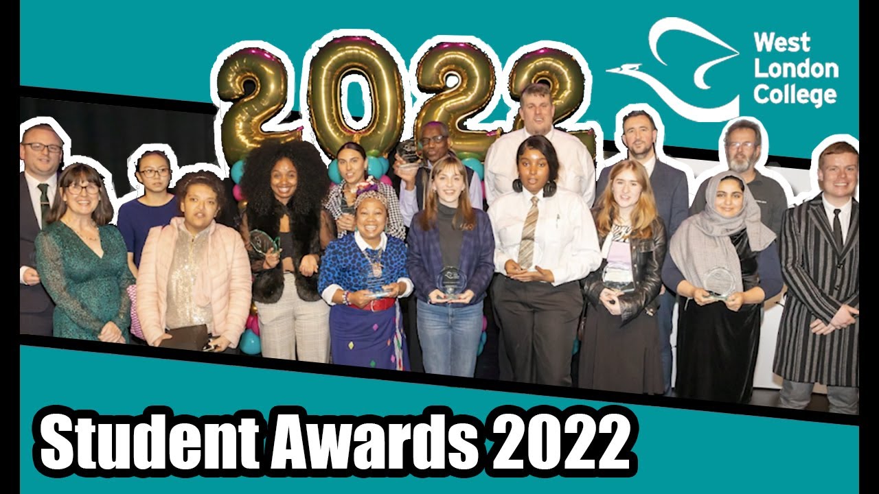 West London College Student Awards November 2022 - YouTube
