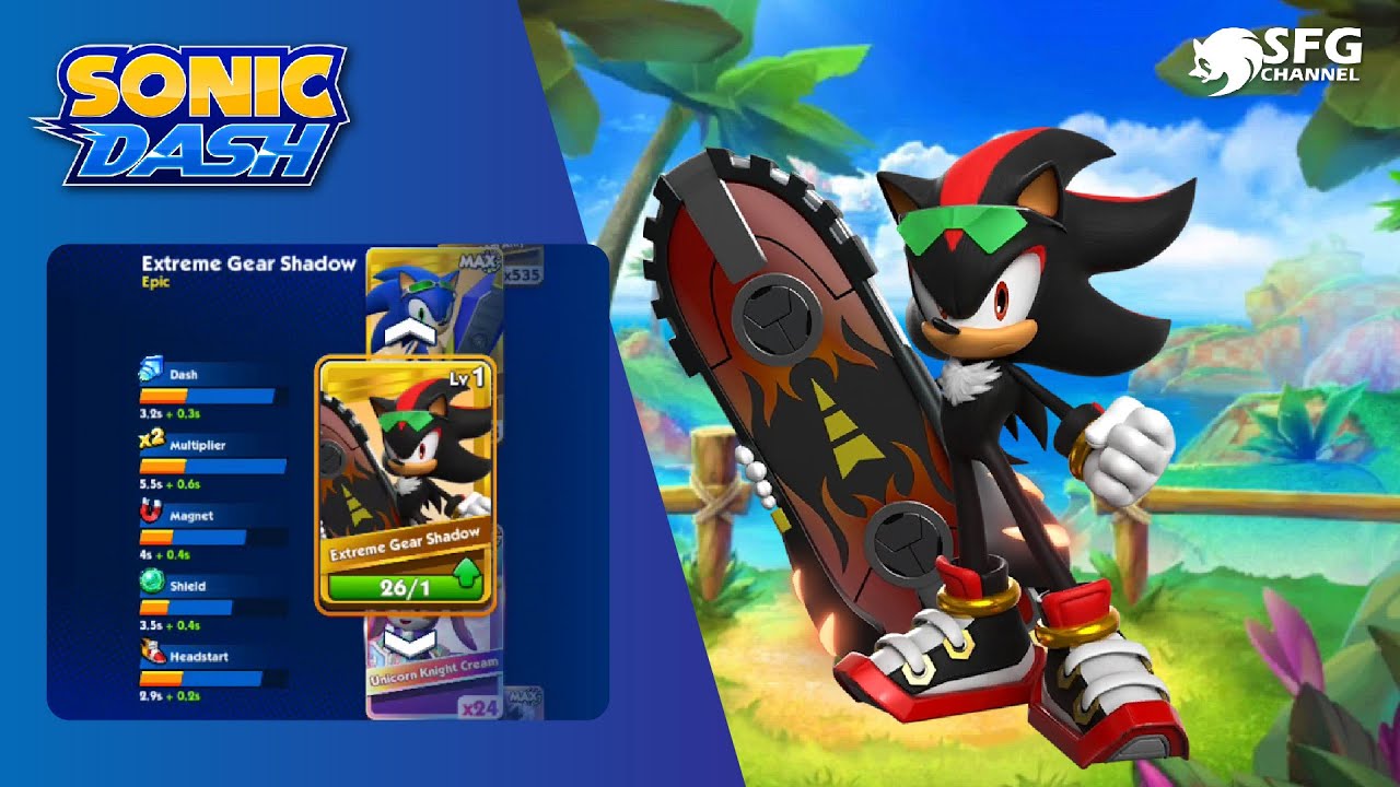 Sonic Dash - Extreme Gear Shadow Gameplay Showcase (SFG Channel) - YouTube