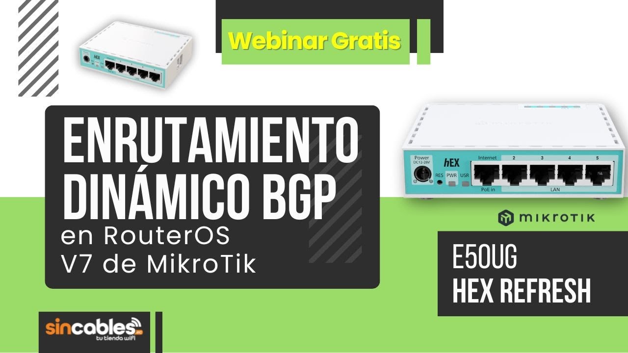 Enrutamiento Dinámico BGP en RouterOS V7 de MikroTik - YouTube