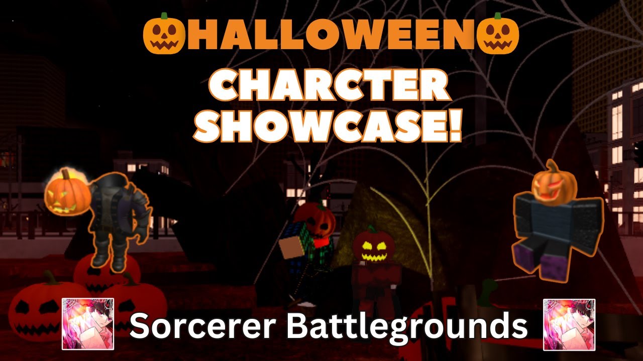 NEW HALLOWEEN CHARACTER MOVESET SHOWCASE! | Sorcerer Battlegrounds ...