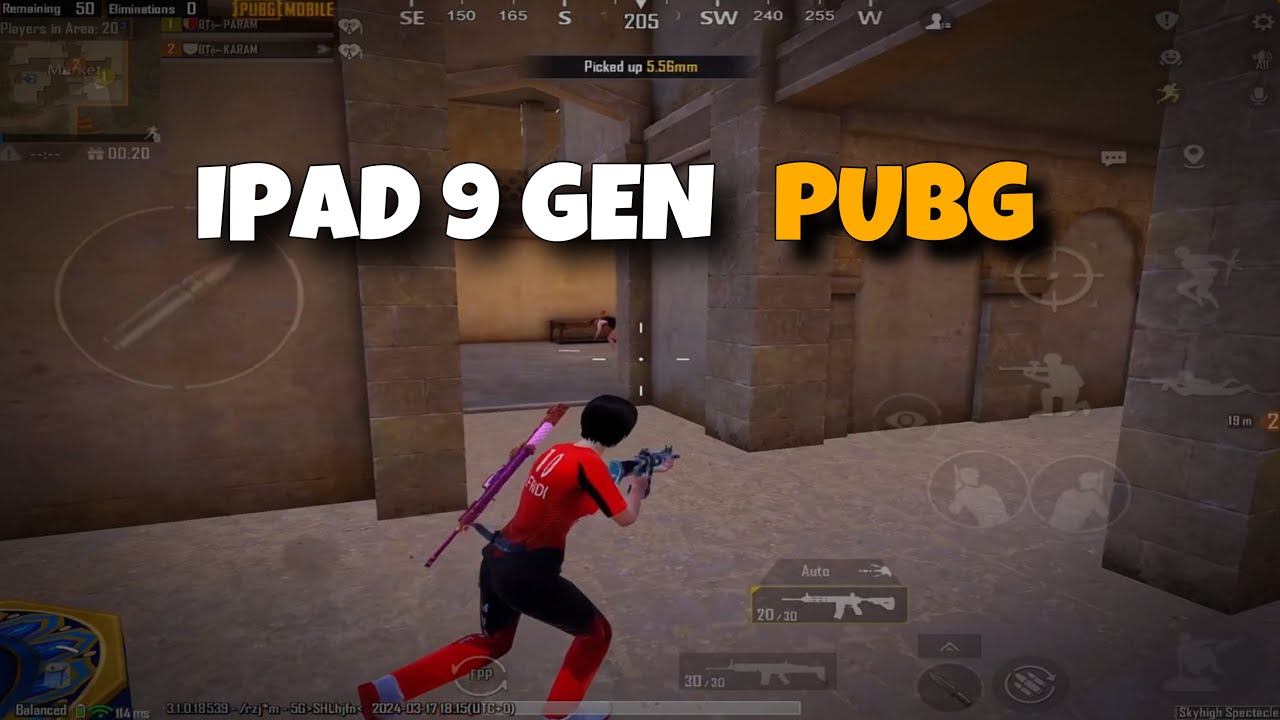 IPAD 9 GEN PUBG || BUST PUBG - YouTube