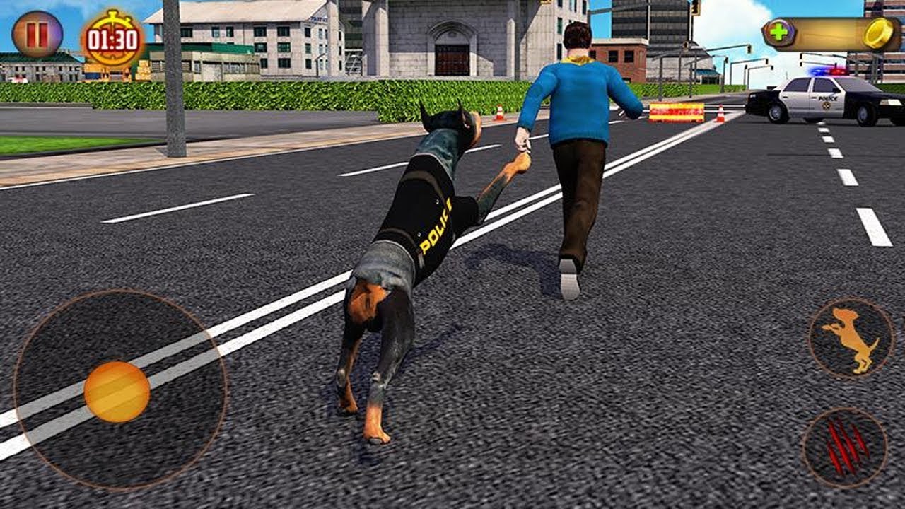 Police Dog Simulator 3D Android Gameplay - YouTube