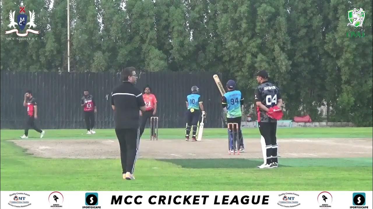 DXB Cobras vs Manglore Warriors | Saturday Champions Cup S4 | Match Video I MCC Cricket League ...